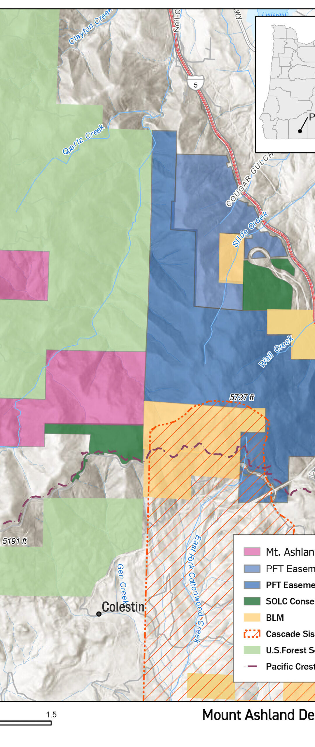 Mt Ashland Map - Pacific Forest Trust